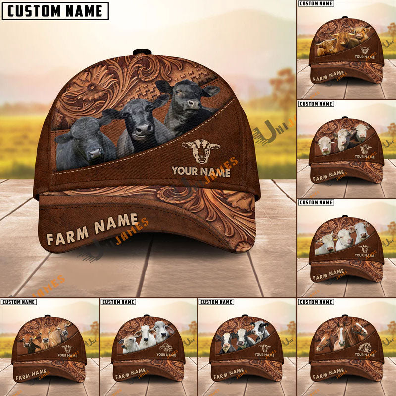 UniJames Cattle Personalized Cap