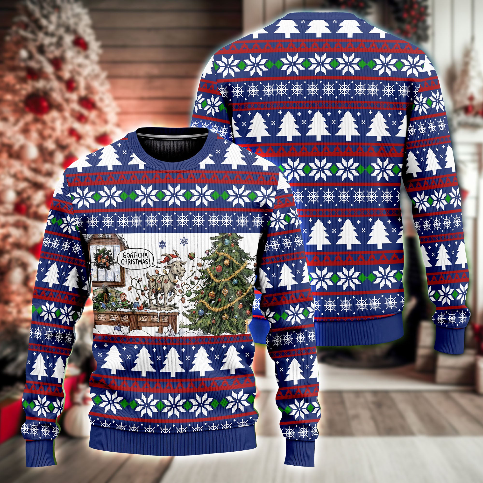 Unijames Goat-Cha Christmas Ugly Sweater – UniJames
