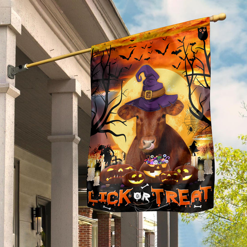 Uni Red Angus Lick Or Treat Flag – UniJames