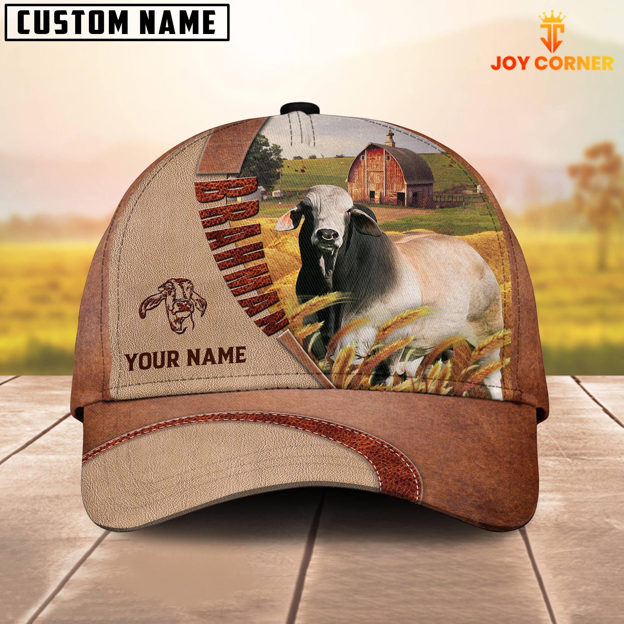 Uni Personalized Name Brahman Farm Barn Cap – UniJames