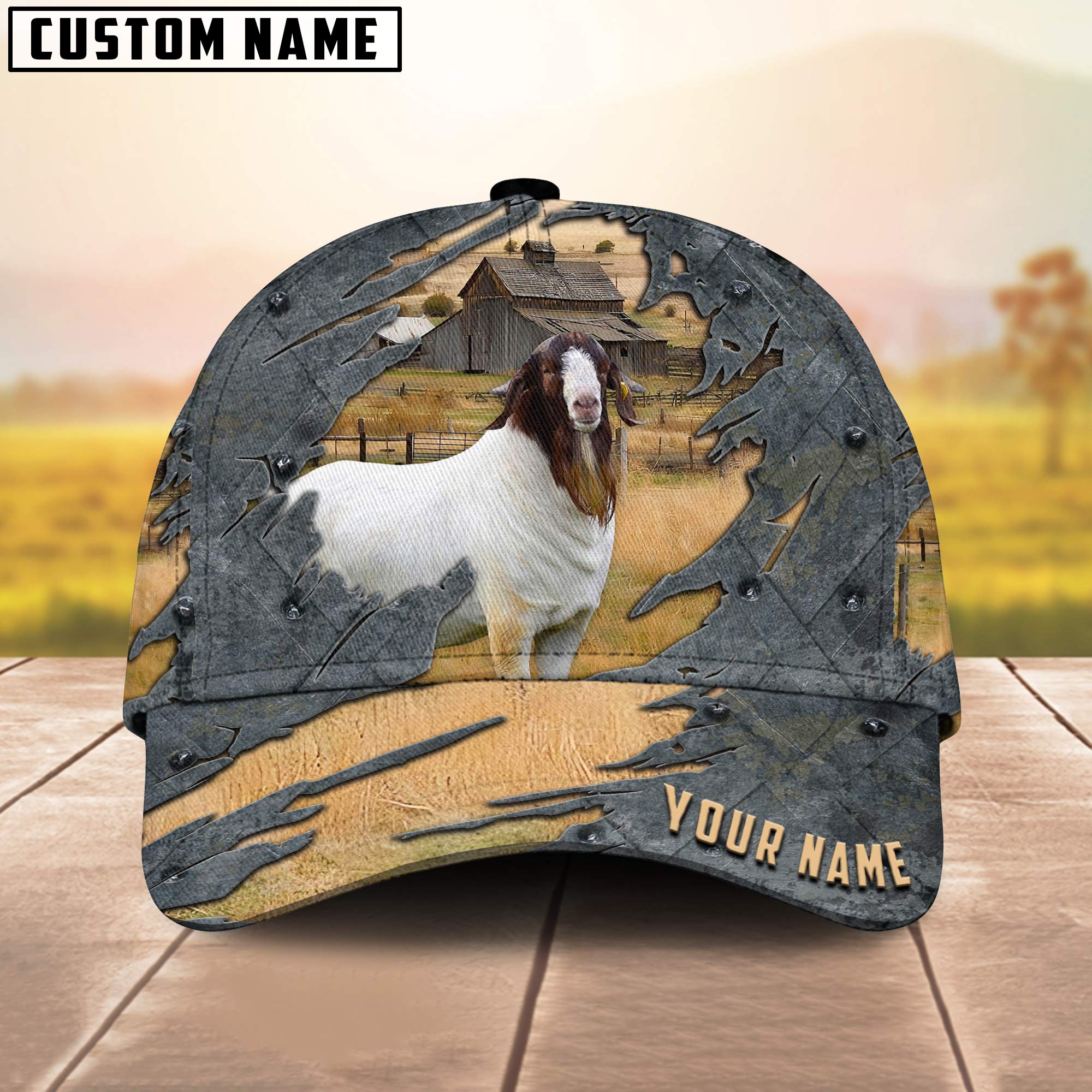 Uni Boer Goat Customized Name Cap – UniJames