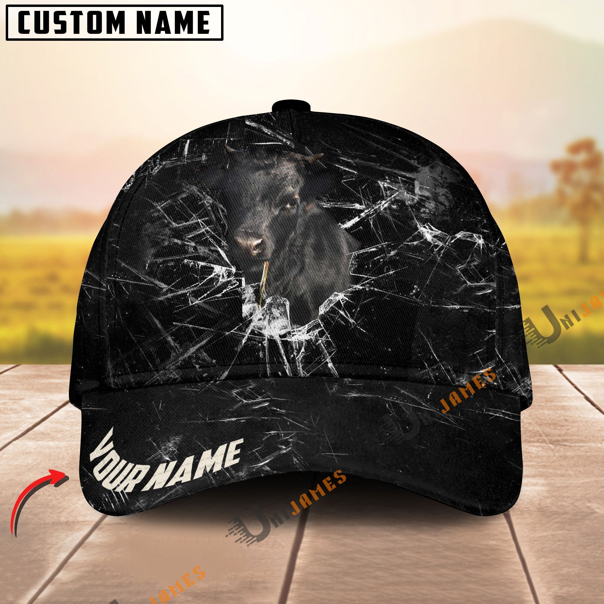 Uni Dexter Glass Broken Customized Name Cap – UniJames